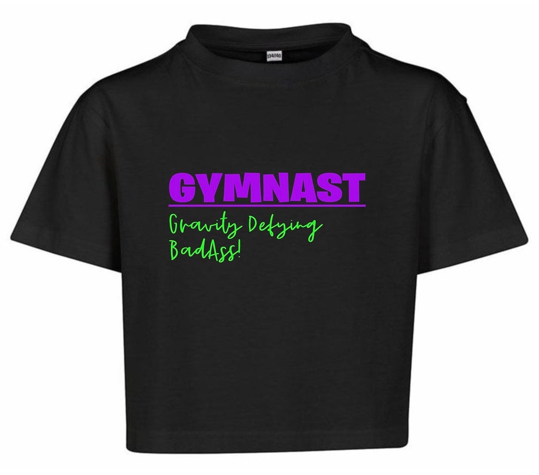 Gravity Defying GYMNAST Crop Top - Etsy