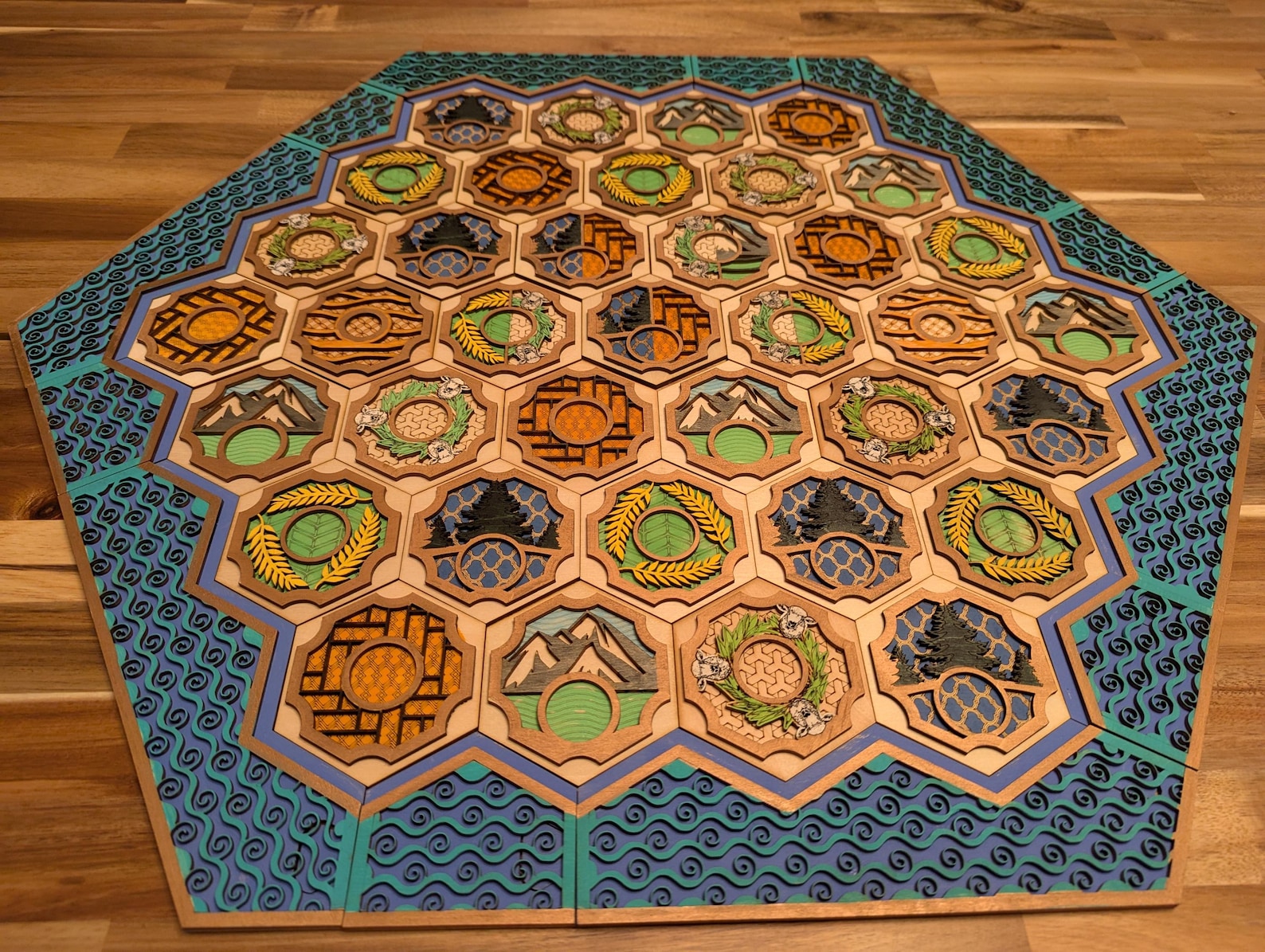 Custom 8 Player Settlers of Catan Boards, Free US Shipping - Etsy