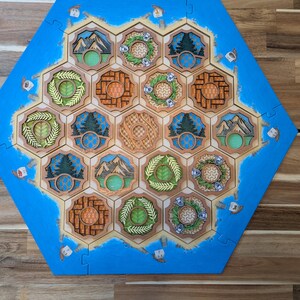 Custom Multilayer Catan Tiles, Free US Shipping - Etsy