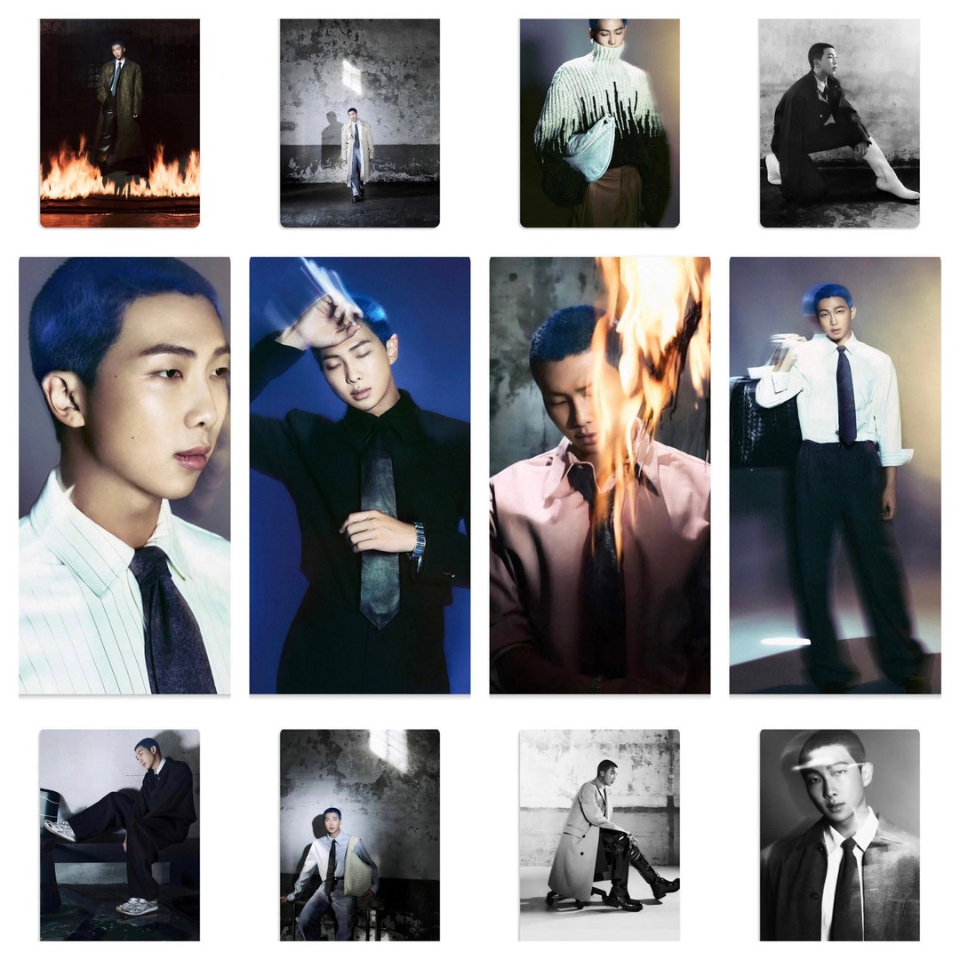 RM of BTS Dazed Magazine Photoshoot Handmade Unofficial Photocards Kim Namjoon RM Bias - Etsy