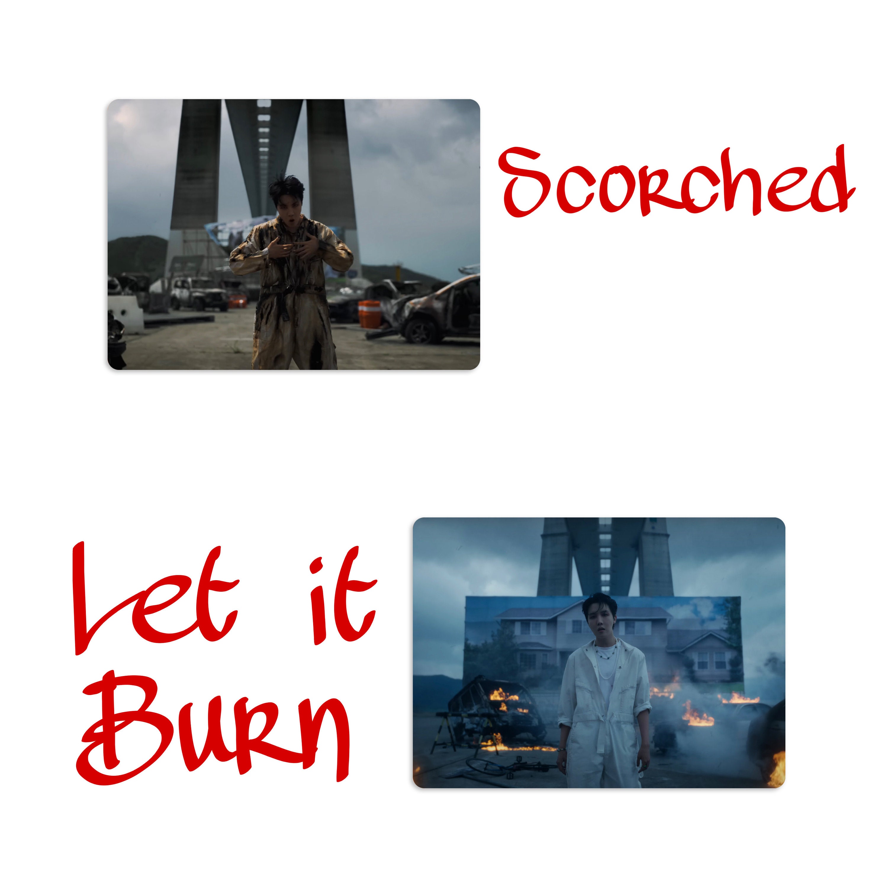 Arson MV: Jhope of BTS Jung Hoseok Arson Music Video Hobi - Etsy