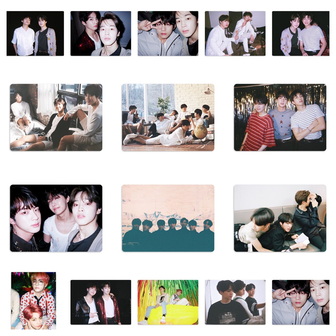 BTS Candid Behind the Scenes Photos Handmade Unofficial Photocards RM ...