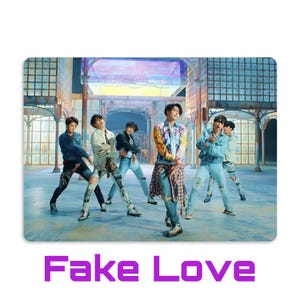 BTS Fake Love Music Video Handmade Unofficial Fan Merchandise ...