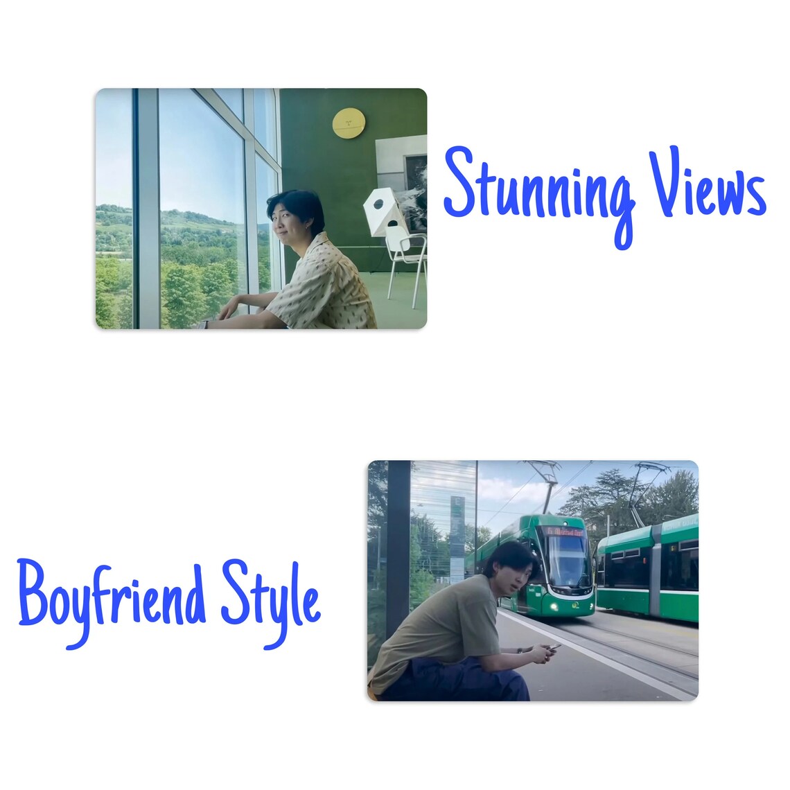 RM of BTS Namjooning Vlog Handmade Unofficial Photocards Kim Namjoon ...