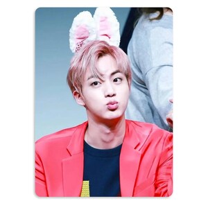 BTS Easter Bunny Boys Handmade Unofficial Photocards RM Jin SUGA Jhope ...