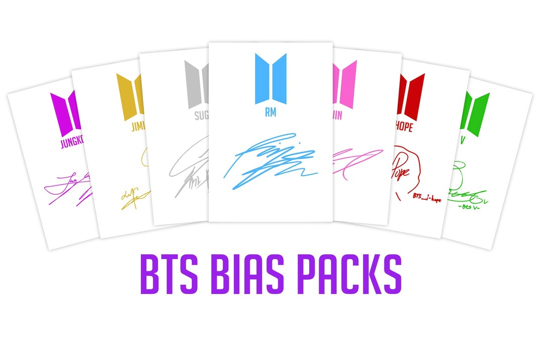 BTS Bias Packs With Photocards, Filmstrips, Polcos, Stickers and Print ...