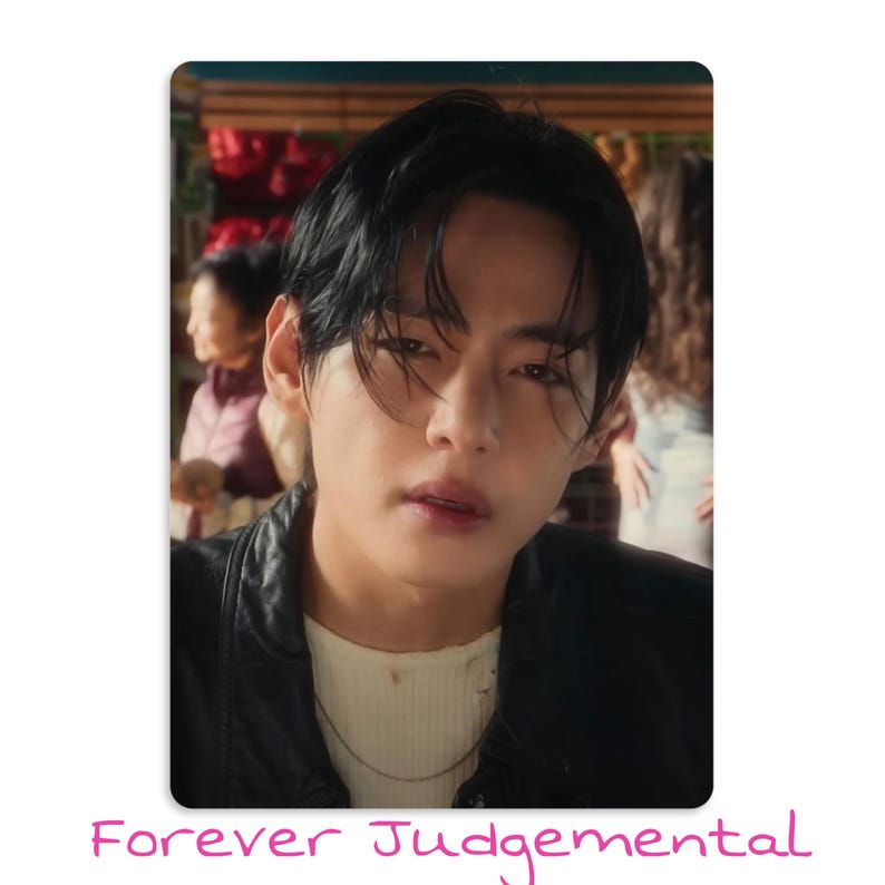 V of BTS Friends Music Video Solo Song Handmade Unofficial Photocards ...