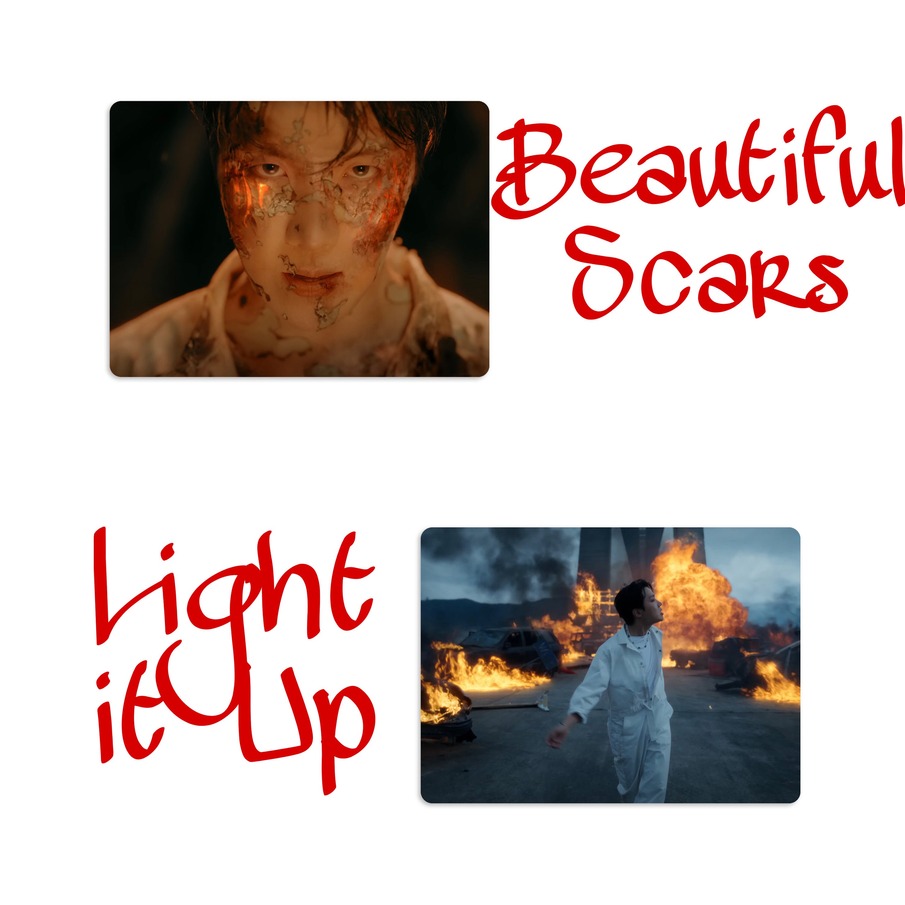 Arson MV: Jhope of BTS Jung Hoseok Arson Music Video Hobi - Etsy