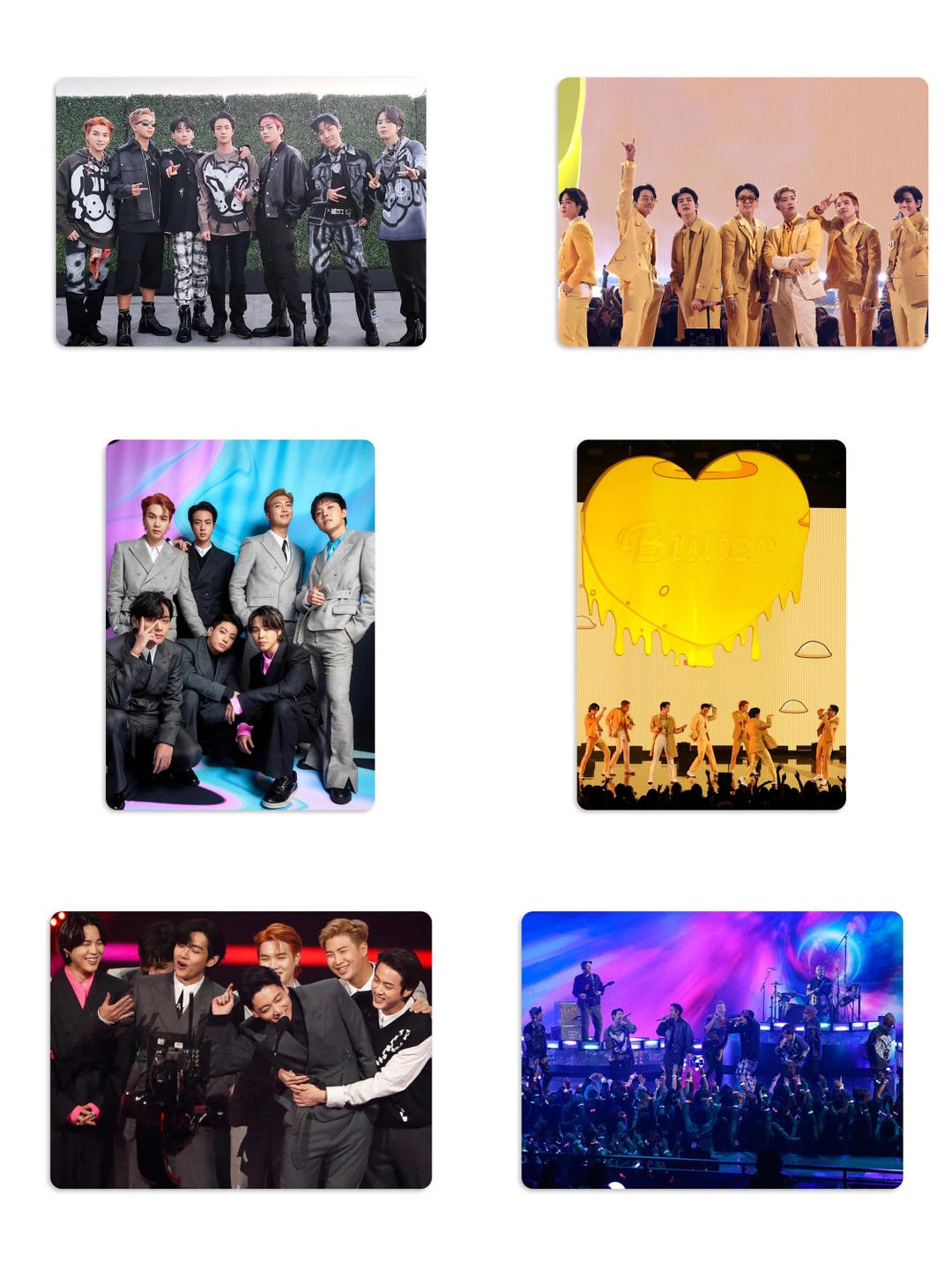 BTS AMA American Music Awards Group Shot Set Unofficial Handmade ...