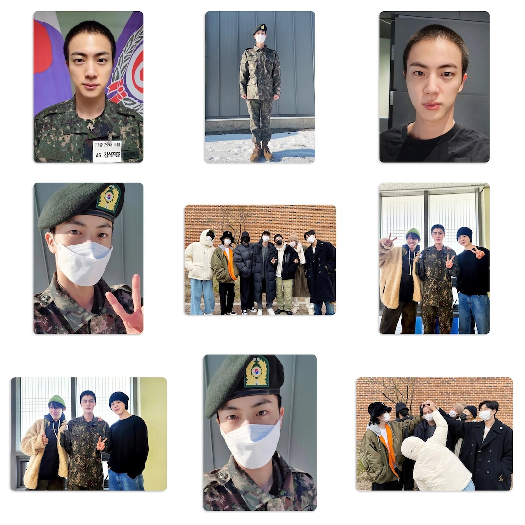 Jin of BTS South Korean Army Enlistment Mandatory Military Service ...