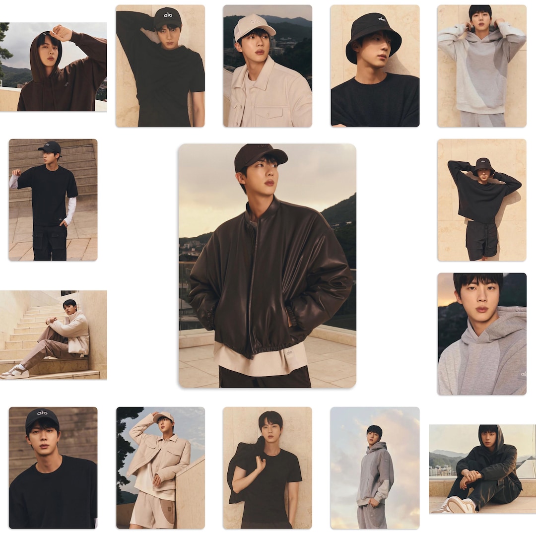 Jin of BTS Alo Athletic Clothing Ambassador Campaign Handmade ...