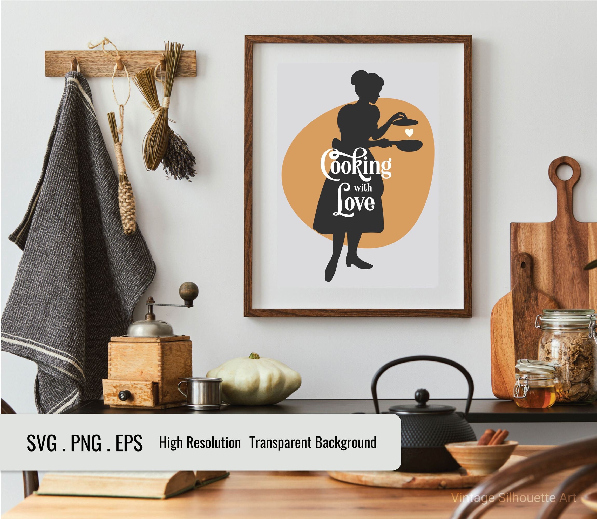 Vintage Woman Cooking, 40s Housewife in the Kitchen, Vintage Woman ...