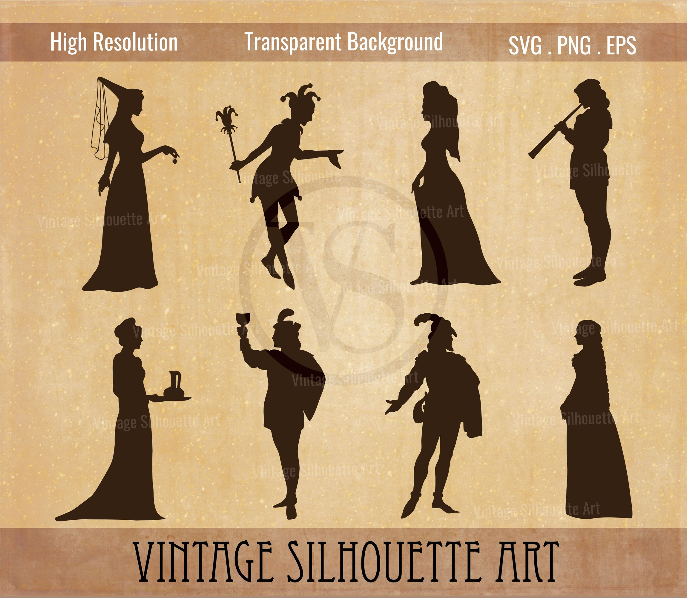 Prince And Princess Clipart Shadow