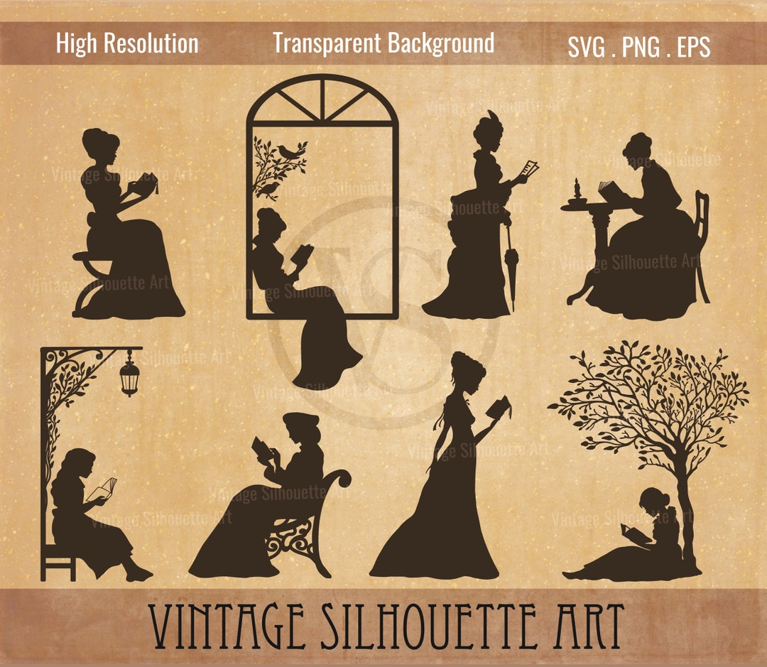 Woman Reading Svg, Girl Reading a Book Svg, Girl Reading Png, Book ...