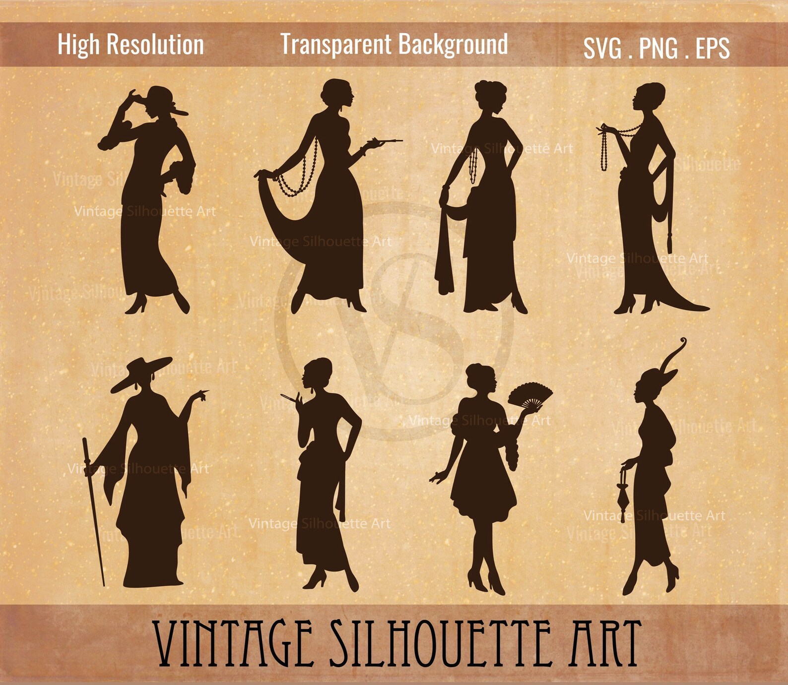 1920s Svg, 1920s Silhouette, Roaring 20s Svg, 1920 Svg, 1920s Fashion ...
