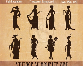 Roaring 20s Flapper Girl Svg - Etsy