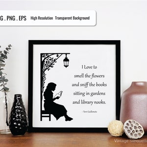 Woman Reading Svg, Girl Reading a Book Svg, Girl Reading Png, Book ...