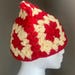 Granny Square Cat Hat/redandcream - Etsy