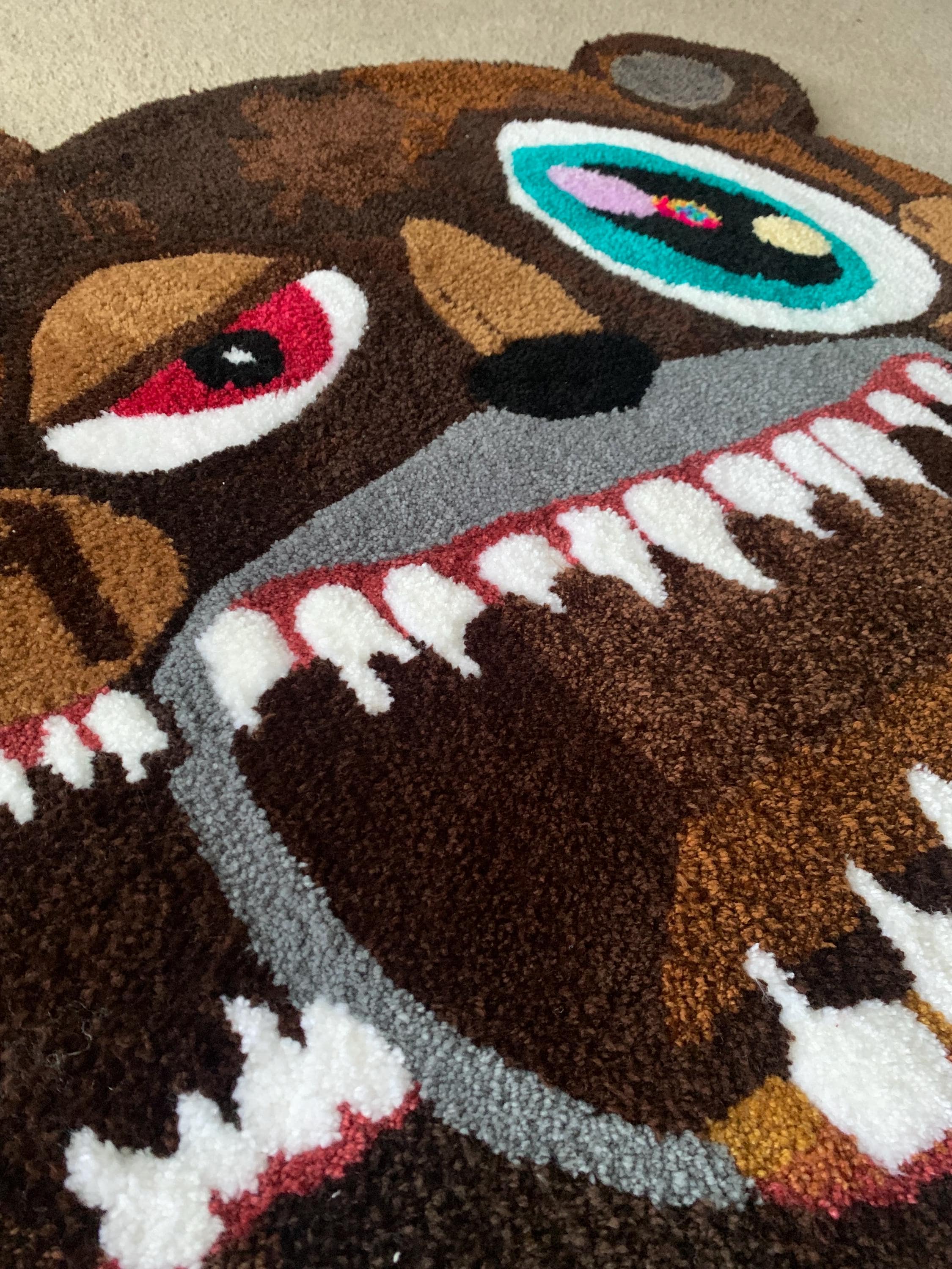 Drop Out Bear Rug/wall Decor - Etsy