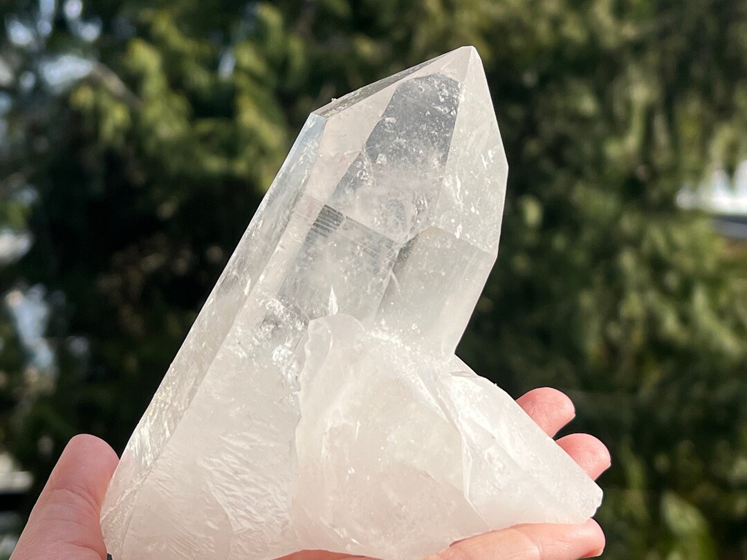 LARGE Arkansas Clear Quartz Crystal -- Self Standing, Very Nice Quality ...