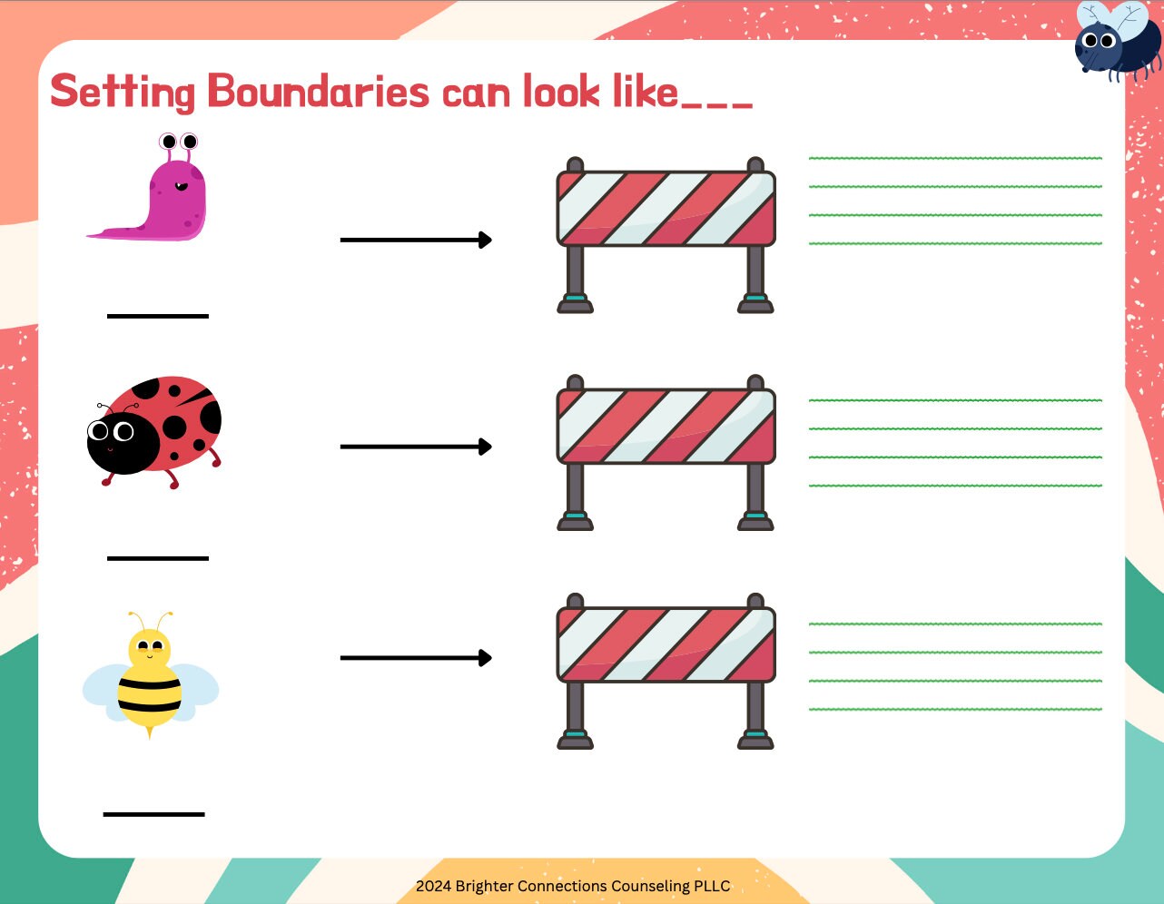 Emotion Regulation and Boundary Setting Workbook for Kids - Etsy