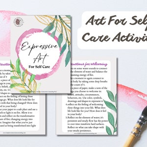 Expressive Art Activity for Self Care - Etsy