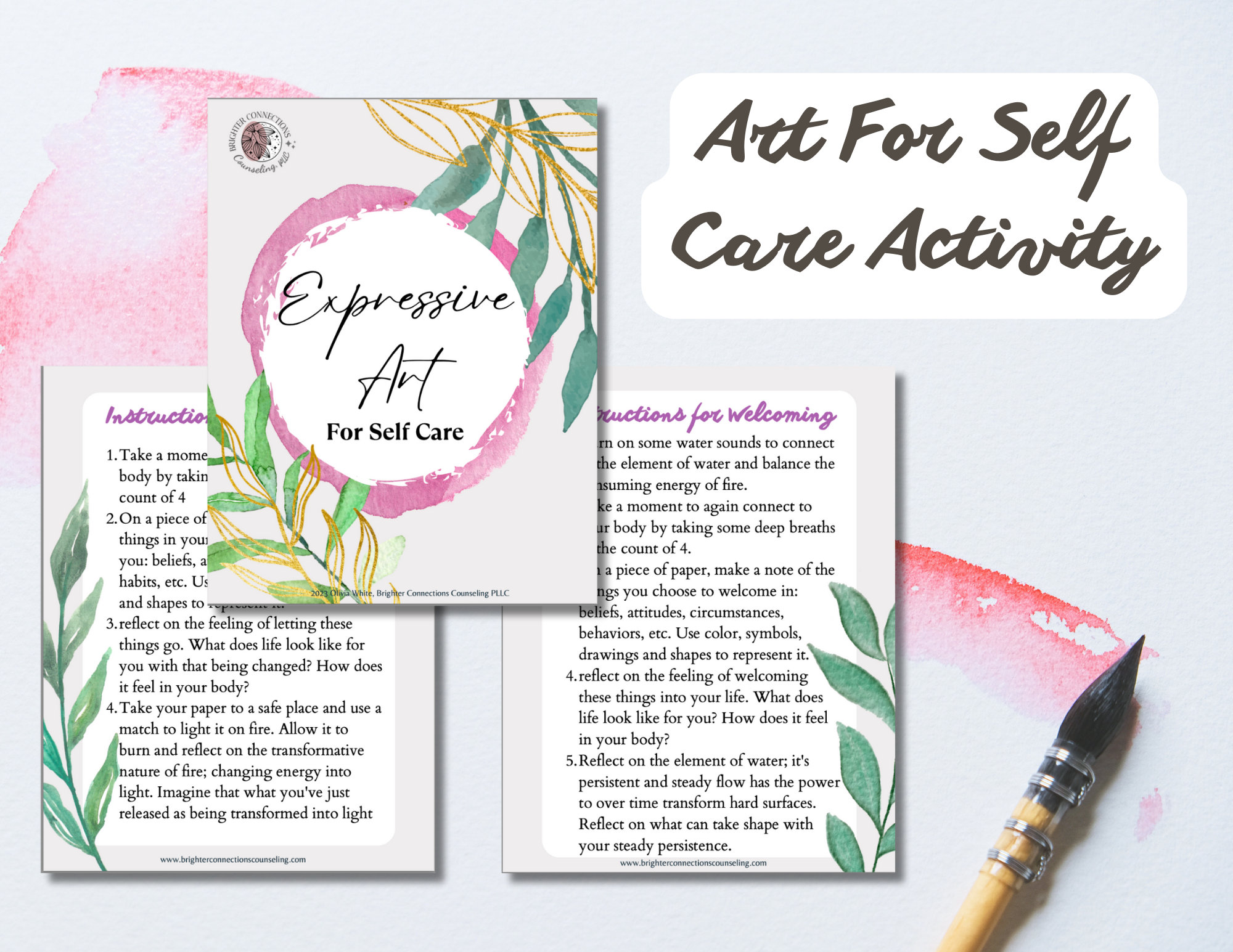 Expressive Art Activity for Self Care - Etsy
