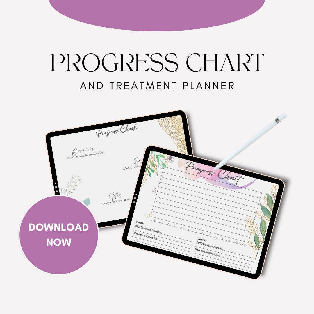 Progress Chart and Treatment Plan Package - Etsy