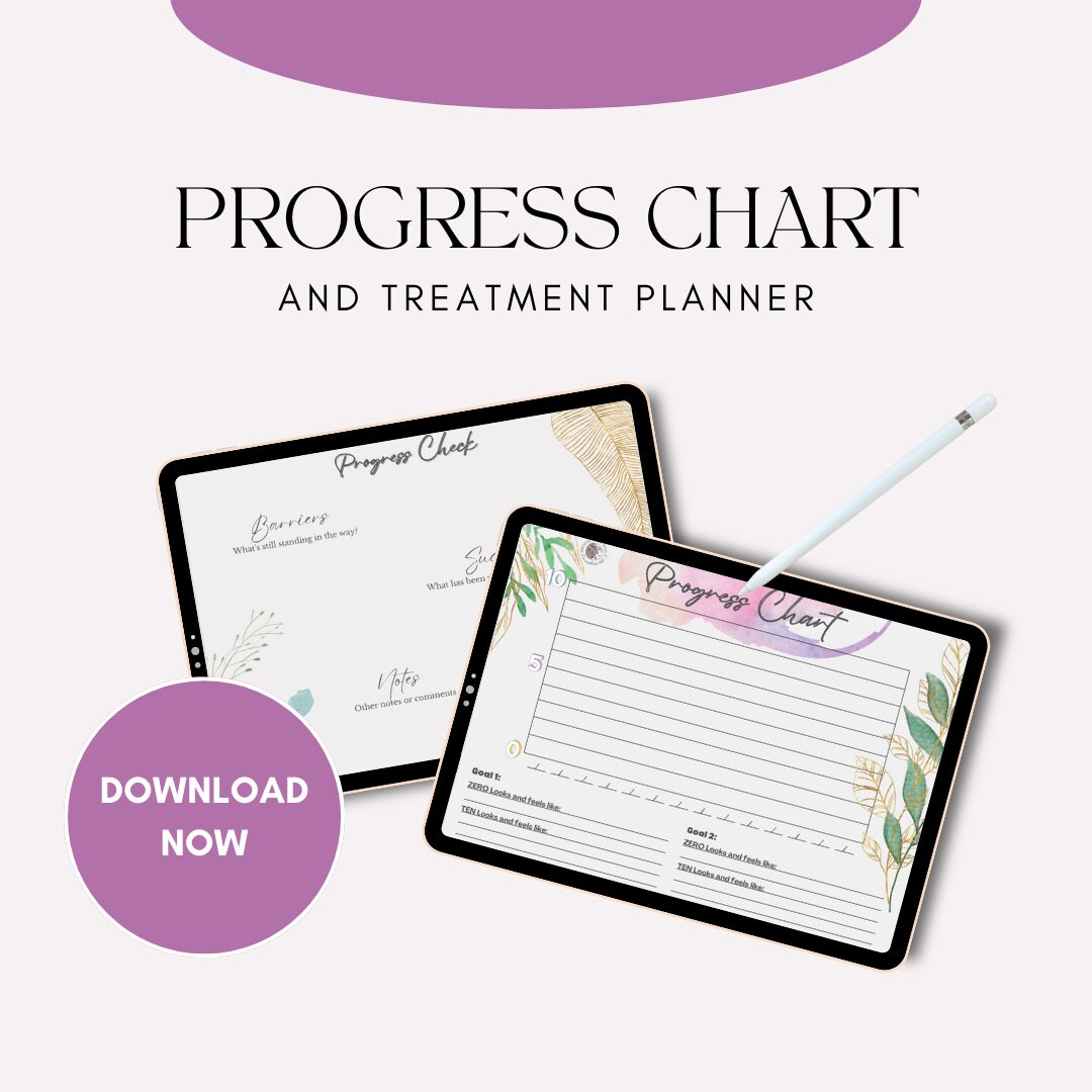 Progress Chart and Treatment Plan Package - Etsy