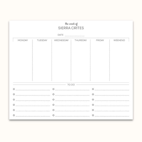Tear Away Calendar - Etsy