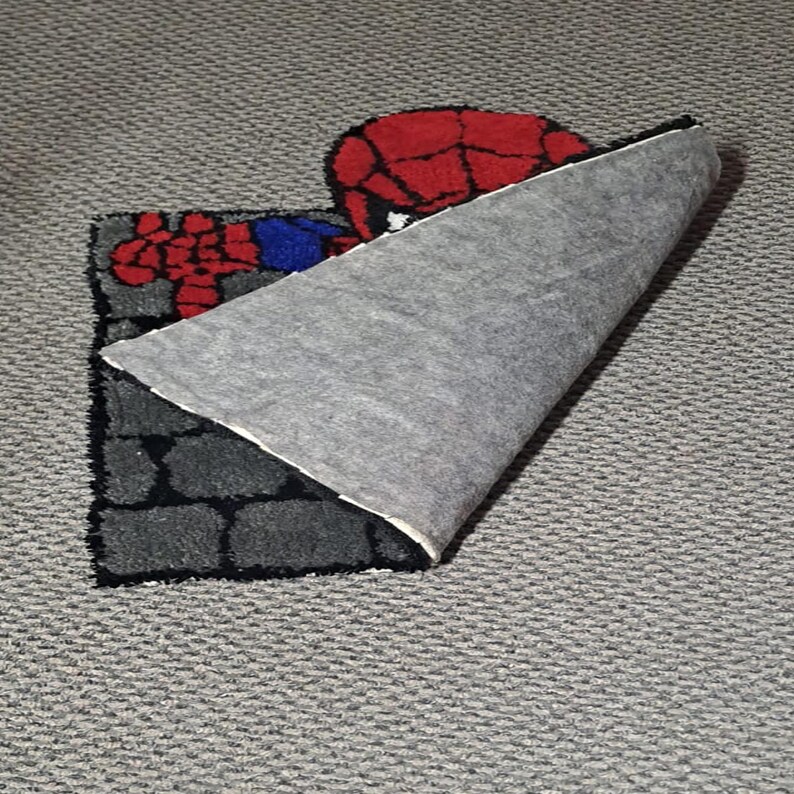 Spider-man Rugs / Marvel Rugs / 100% Handmade Custom Rug / Modern Home ...