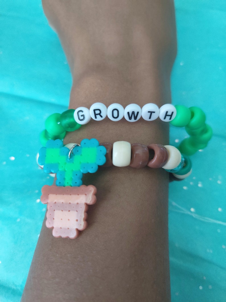 Cute Sprout Pot Perler, Nature Plant, Seedling Plant, Kawaii Sprout ...