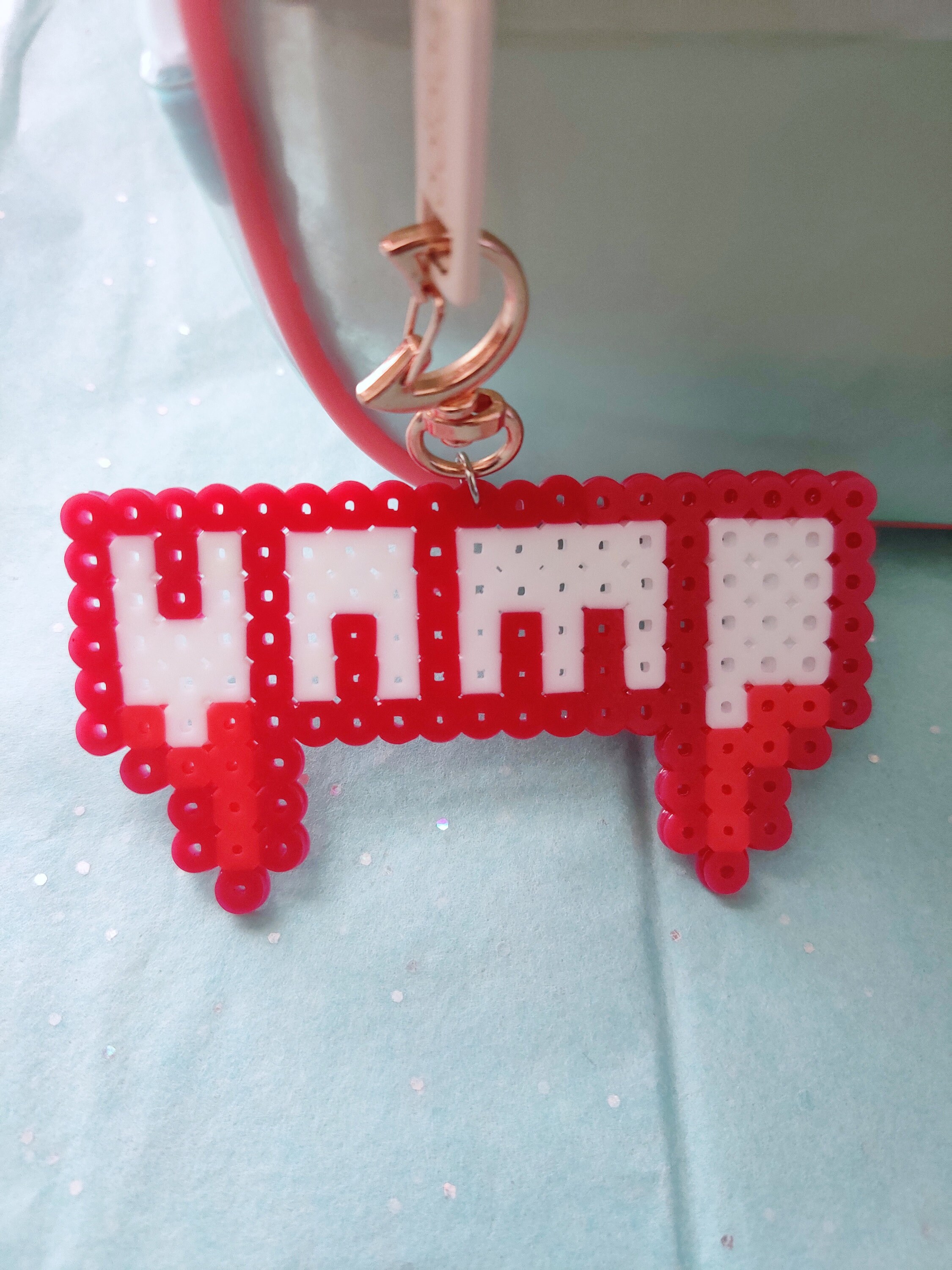 Red and Black Gothic Vampire Necklace, Alt Goth Beaded Bracelet, Red ...