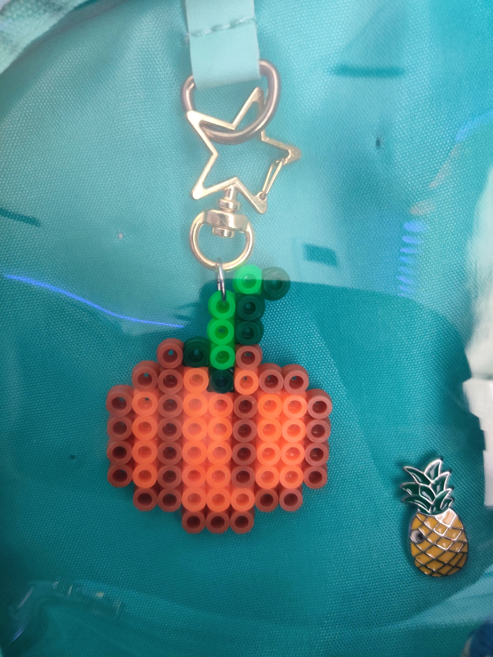 Fall Perler Beaded Earrings, Autumn Orange Pumpkin Jewelry, Cute Fall ...