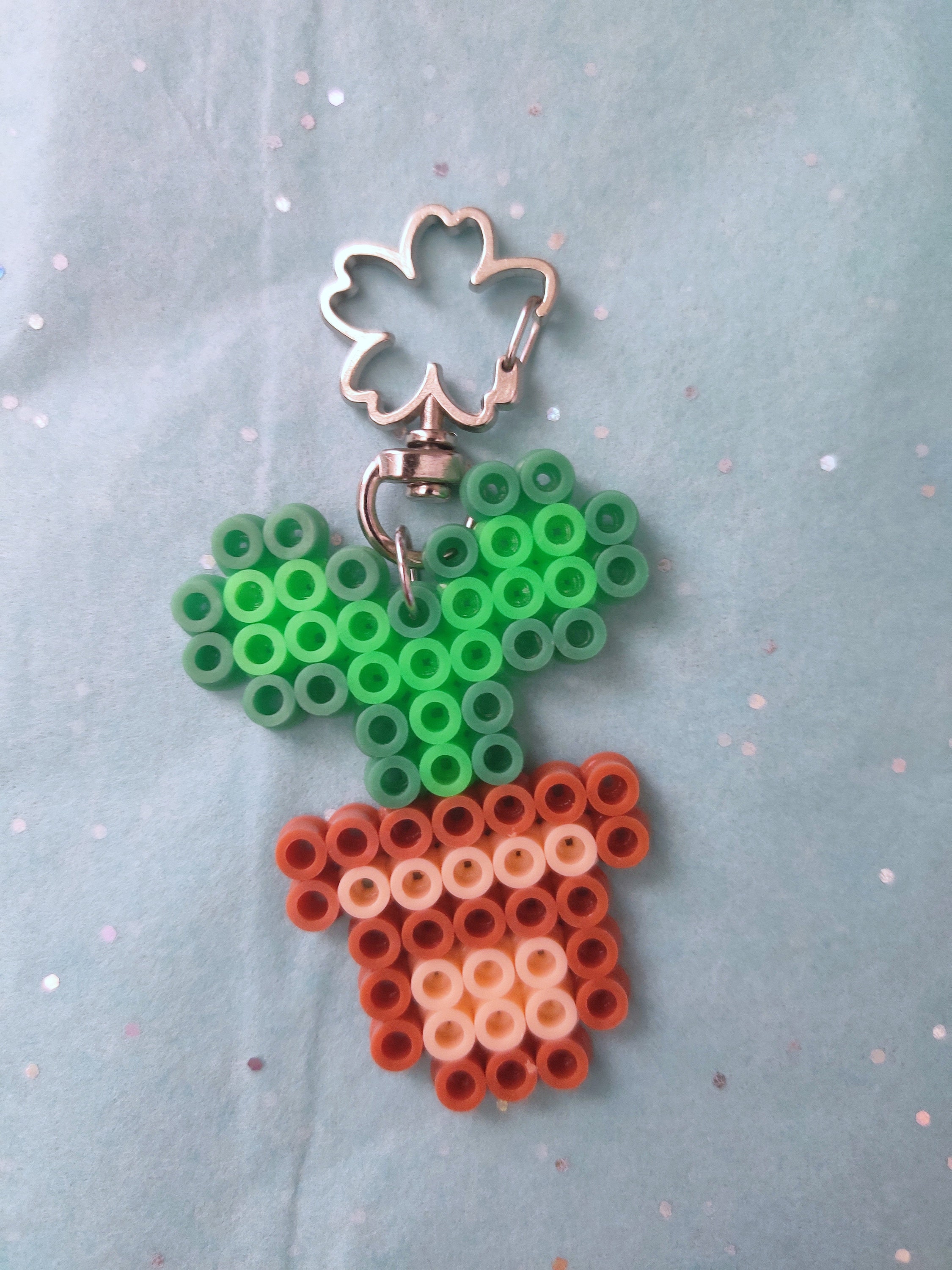 Cute Sprout Pot Perler, Nature Plant, Seedling Plant, Kawaii Sprout ...