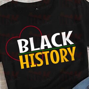 Love Black History, Svg, Png, Print N Cut, Vinyl, Sublimation - Etsy