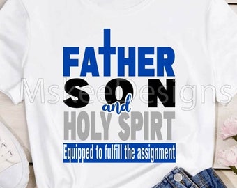 The Father Son and Holy Spirit Svg - Etsy
