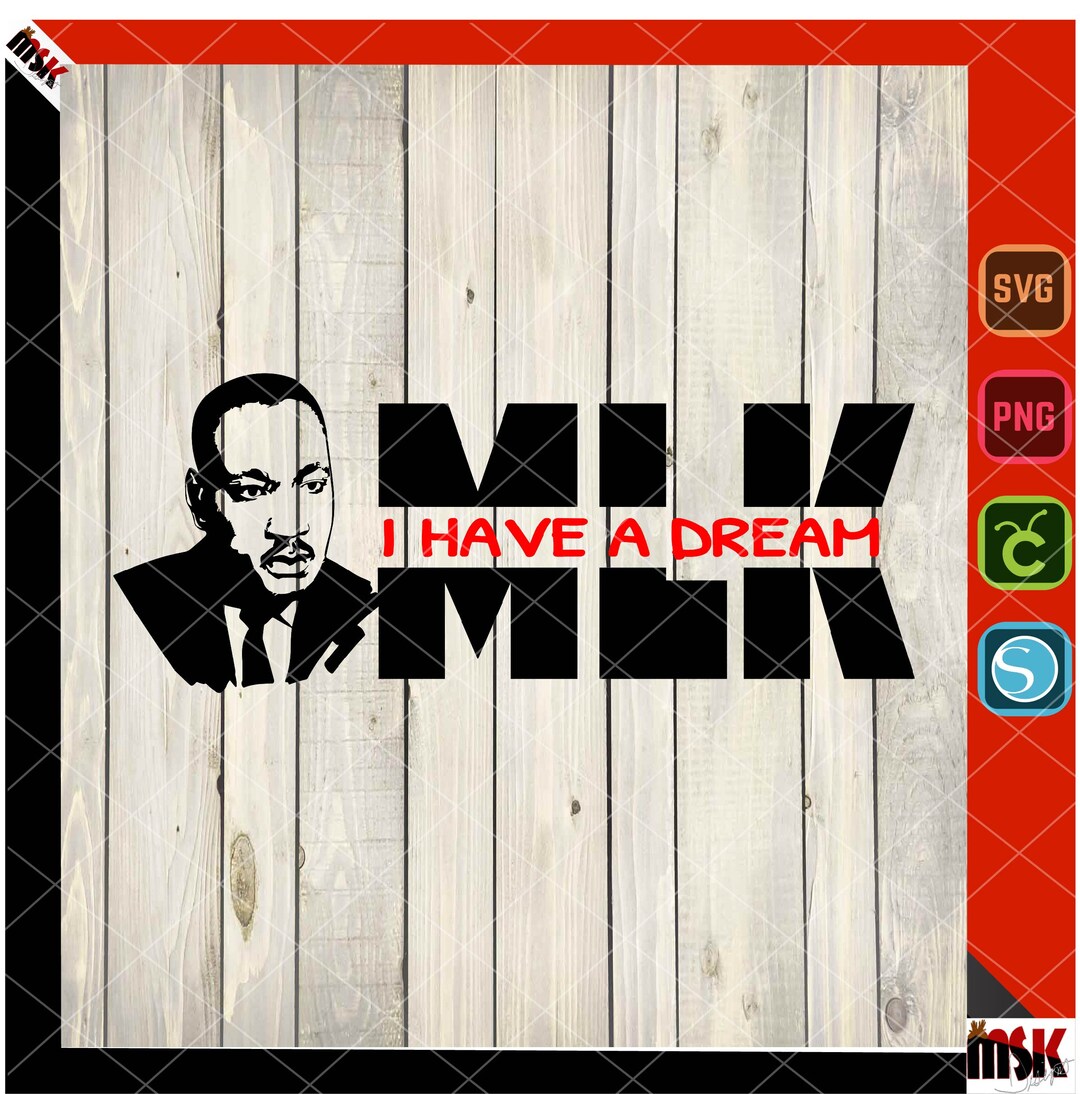 Martin Luther King Jr. , Svg, Png - Etsy