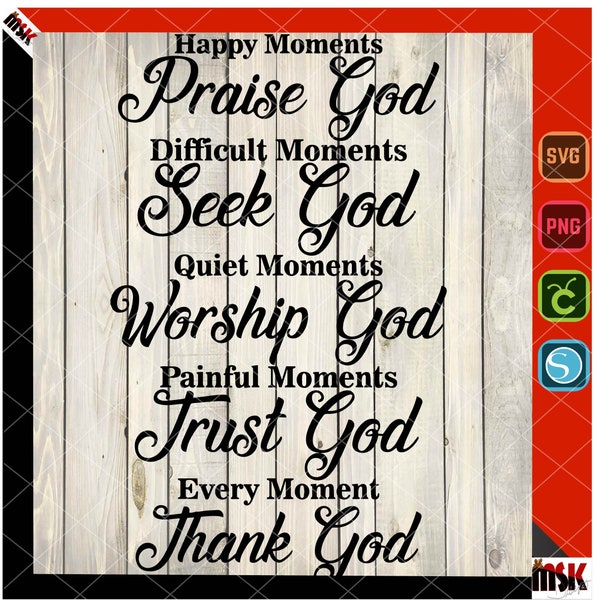 Happy Moments Praise God - Etsy