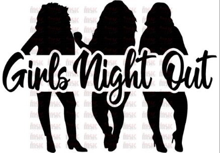 Girls Night Out black girl outside | Etsy