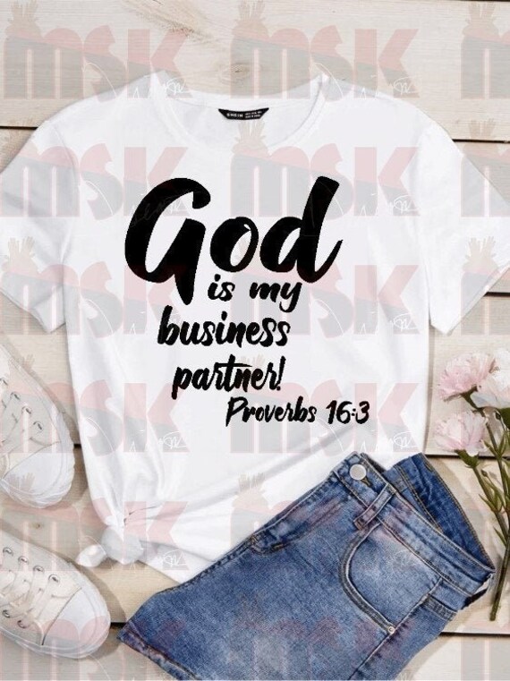 God is My business Partner - Etsy