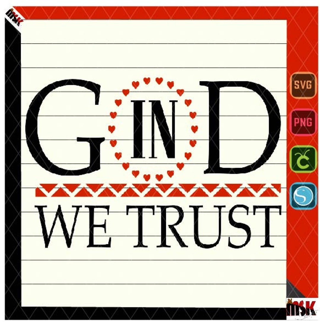 In God We Trust, Svg, Png, - Etsy