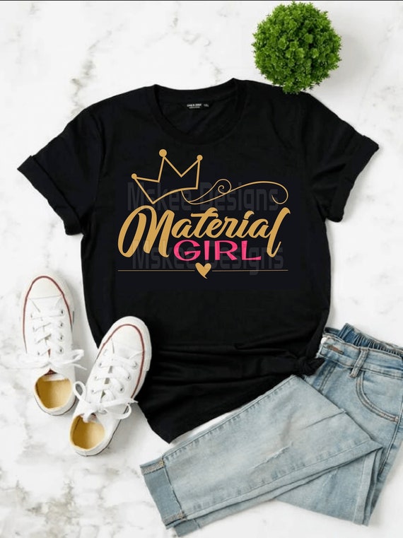 Material Girl Svg Png | Etsy