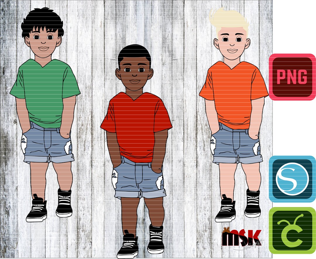 Silas Png Little Black Caucasian Spanish Boy - Etsy