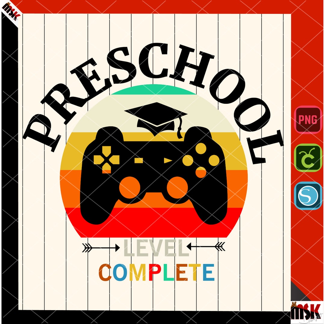 Preschool Complete, Next Level, Grade, Elementary, Grade School, Png - Etsy