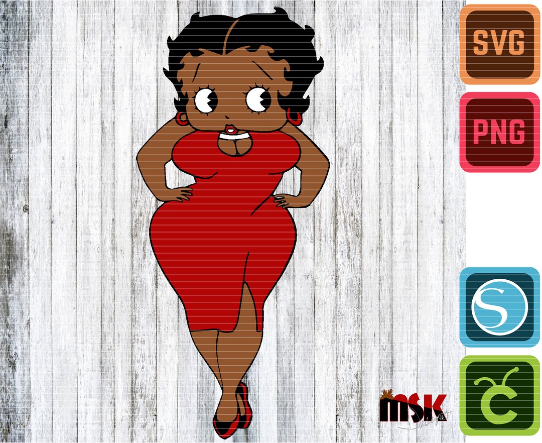 Baddie Boo Svg Png Black Female Curvy Thick Full Body - Etsy Finland
