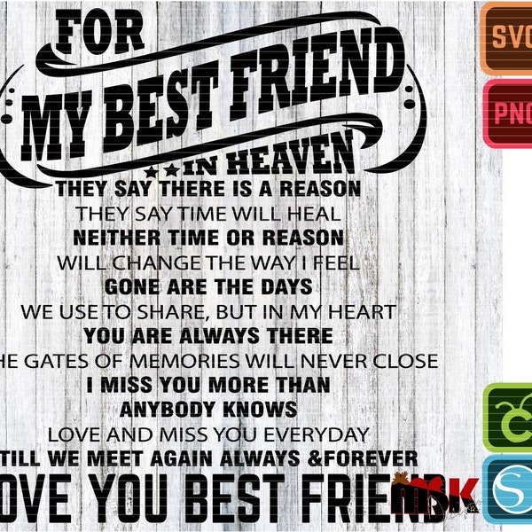 Best Friend Memorial - Etsy