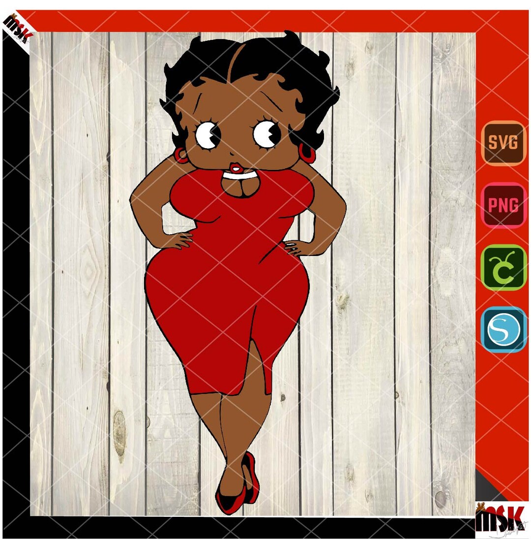 Baddie Boo, Svg, Png, Black Female, Curvy, Thick , Full Body, Plus Size ...