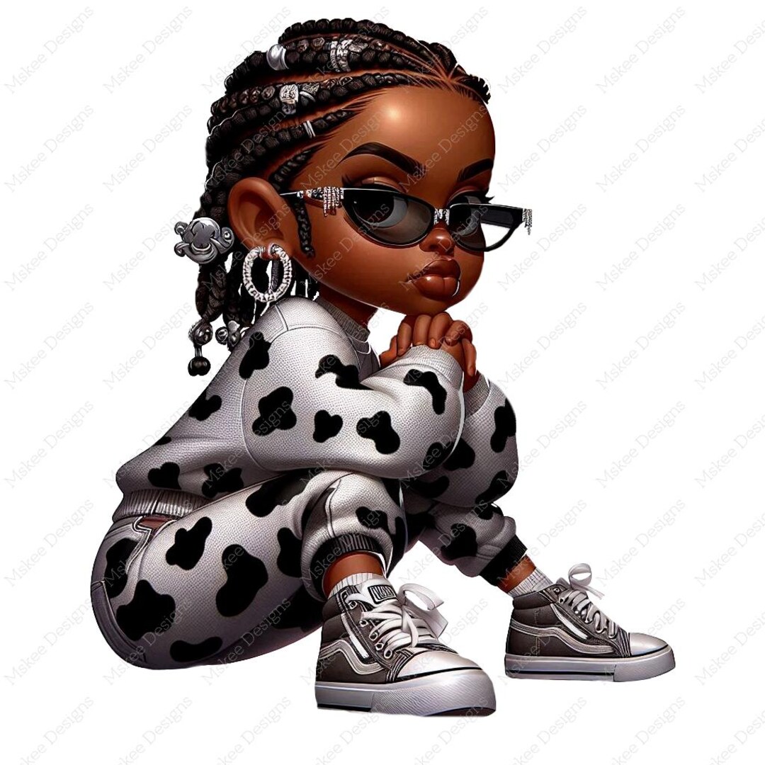 Baddie Boop, Unbothered, African American Woman, Girl, Lady, Cow ...