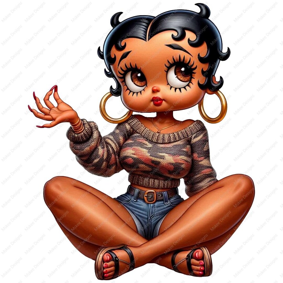 Baddie Boop, Classy, African American Woman, Melanin, Afro Boop ...